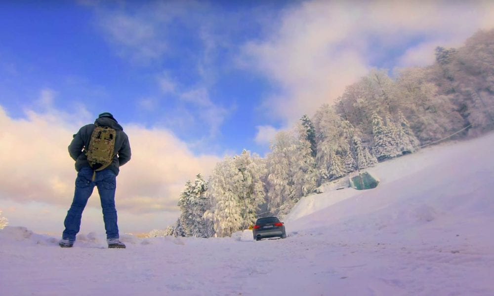 First Winter Snow Captured in FPV Freestyle 4K Drone Video | Drone Below