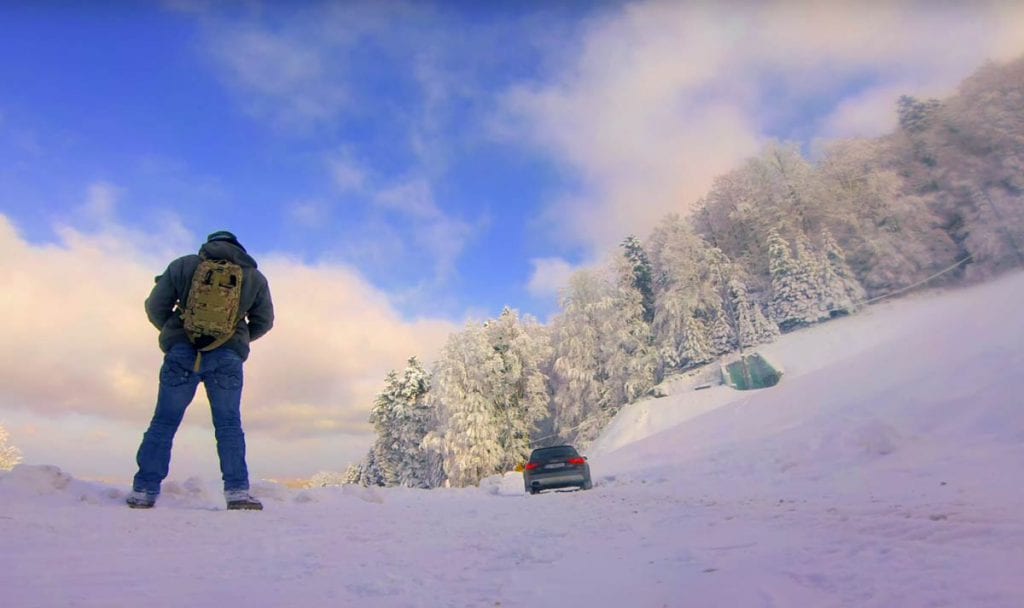 First Winter Snow Captured in FPV Freestyle 4K Drone Video | Drone Below