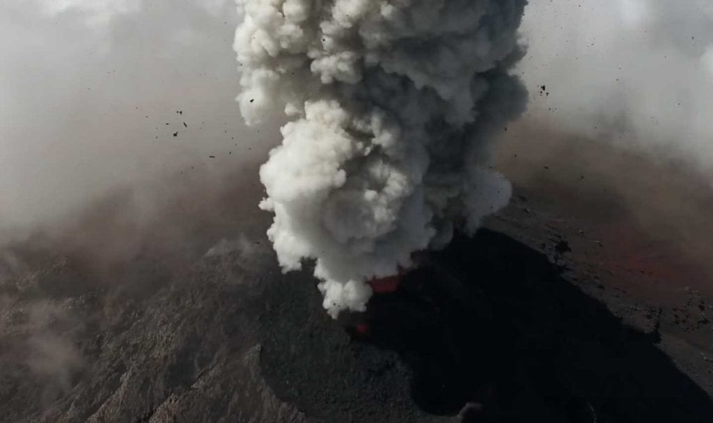 Drones Armed with Sensors Fly Through Guatemalan Volcanic Eruption ...