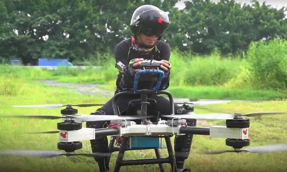 Video of the Day: Chinese Inventor Creates 'Magic Cloud' Flying Scooter ...