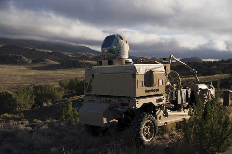 Raytheon Demos Counter-Drone Laser System | Drone Below
