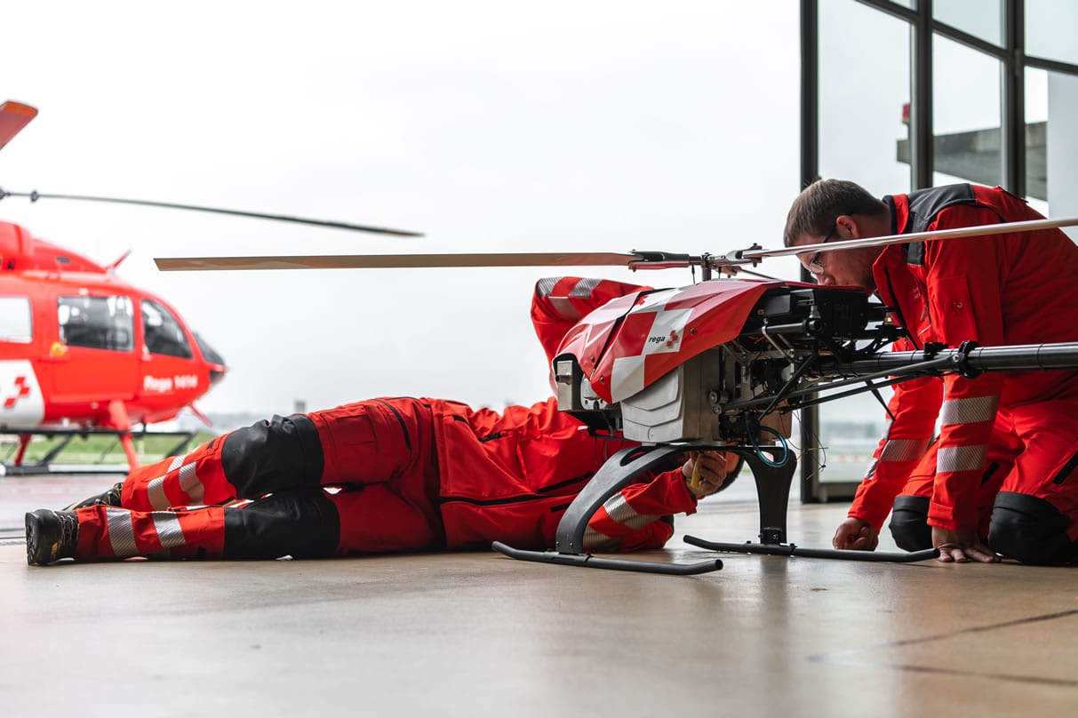 Swiss Air Rescue Service Rega Develops New Drone | Drone Below