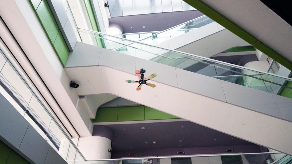 Bio-Inspired Drone Splits into Five Mini-Drones Mid-Air | Drone Below